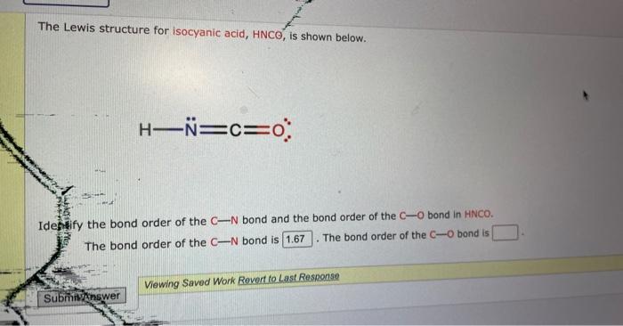 Hnco Lewis Structure