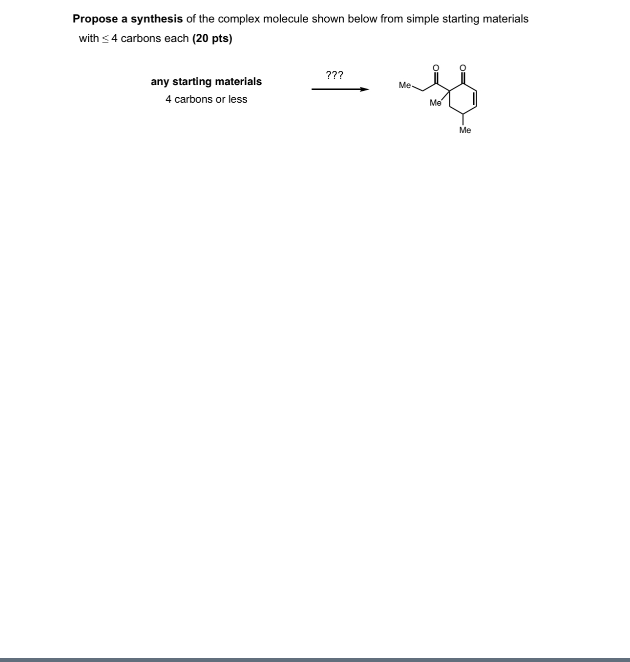 Solved Propose a synthesis of the complex molecule shown | Chegg.com