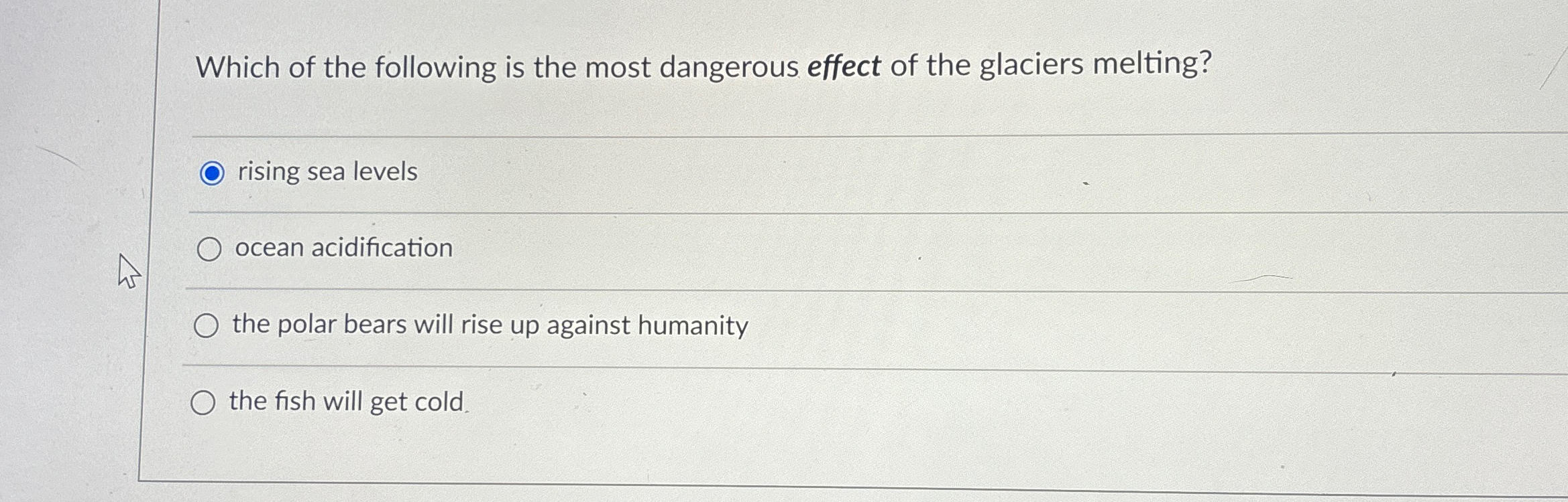 Solved Which of the following is the most dangerous effect | Chegg.com