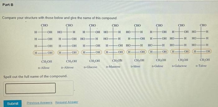 Solved Complete the Fischer projection of the C3 epimer of | Chegg.com