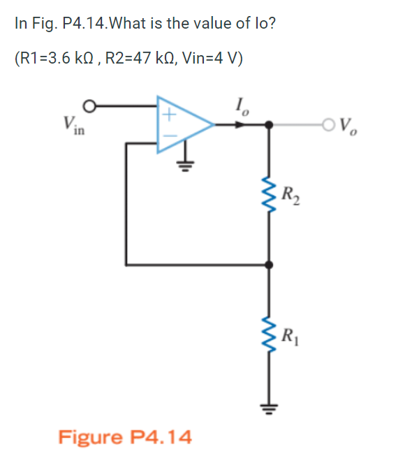 Solved In Fig. P4.14. ﻿What is the value of | Chegg.com
