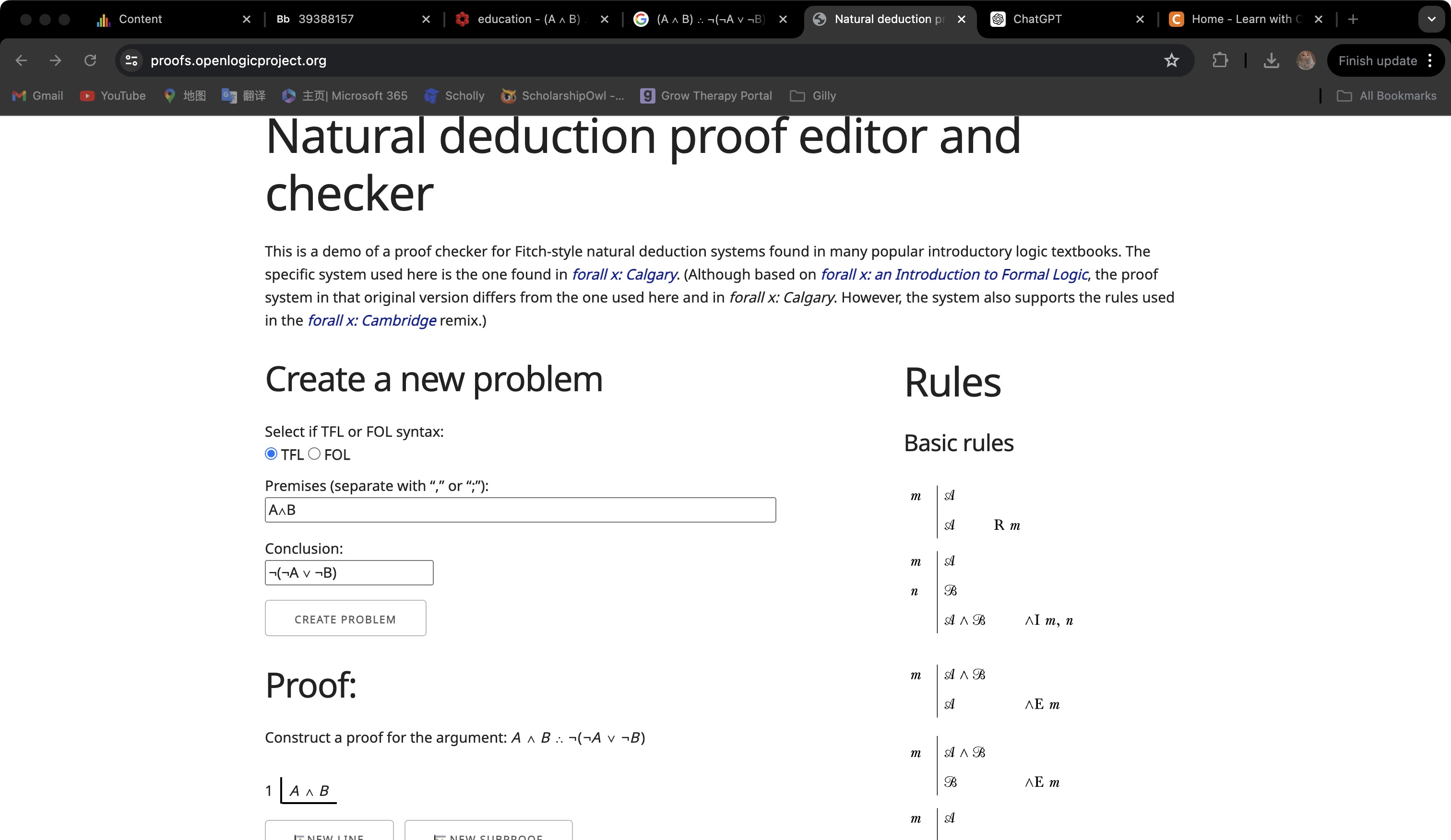 Natural deduction proof editor andcheckerThis is a | Chegg.com