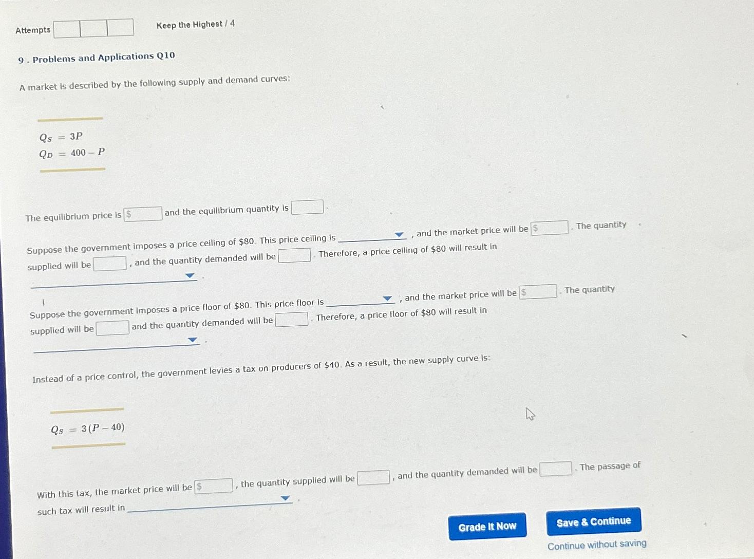 Solved AttemptsKeep the Highest / 49. ﻿Problems and | Chegg.com