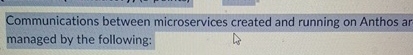 Solved Communications between microservices created and | Chegg.com