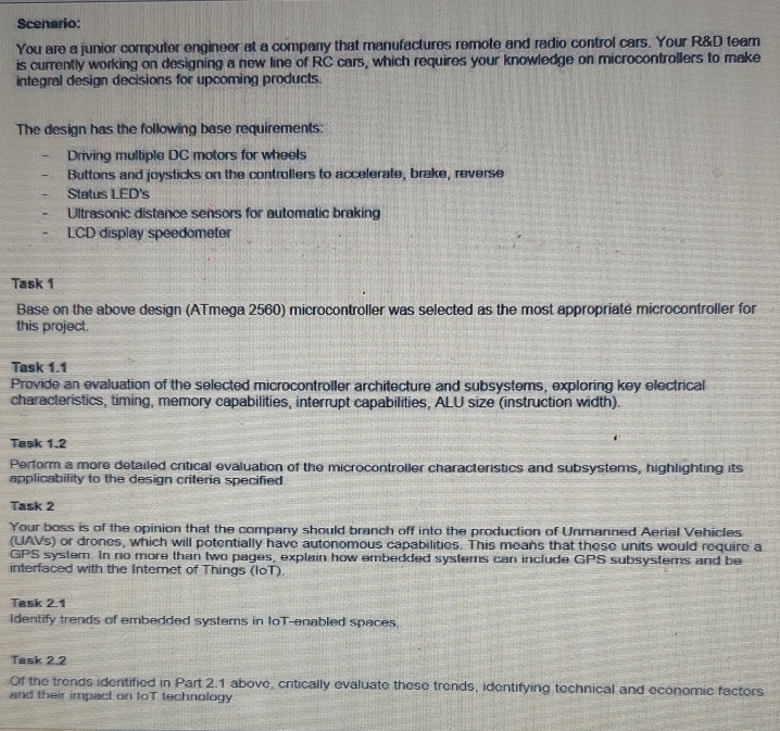 Solved Scenario:You are a junior computer engineer at a | Chegg.com