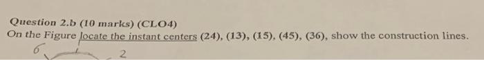 Solved Question 2.b (10 marks) (CLO4) On the Figure locate | Chegg.com