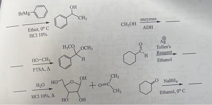 Solved 9 For Each Of The Following Reactions Write The