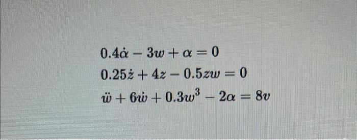 Solved Derive the state variable equations for the system | Chegg.com