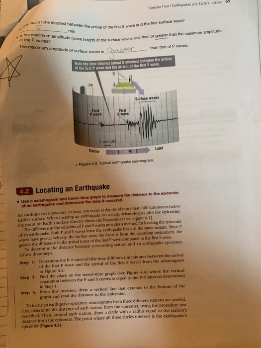 Solved 3. H Applications and investigations in Earth Science | Chegg.com
