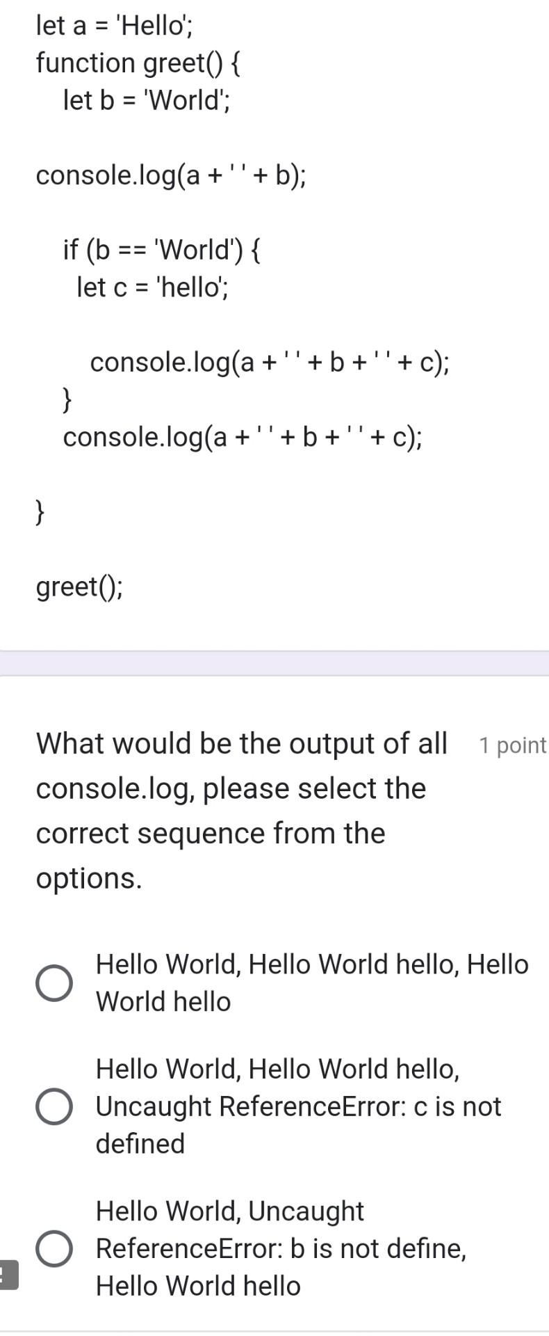 Solved What is the difference between * 1 point !!(obj1 \&\& | Chegg.com