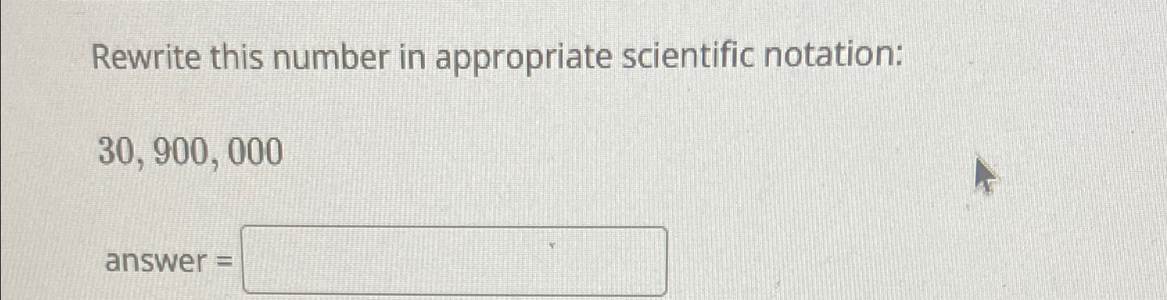 Solved Rewrite this number in appropriate scientific | Chegg.com