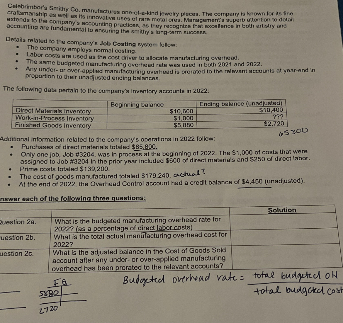 Solved How do i calculate 2b? ﻿The answer is $39,470 ﻿but | Chegg.com