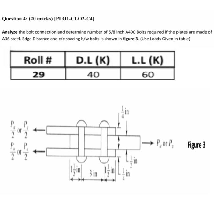 Solved Question 4: (20 marks) (PLO1-CLO2-C4) Analyze the | Chegg.com
