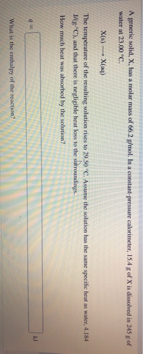 Solved Use the specific heat interactive to calculate the | Chegg.com