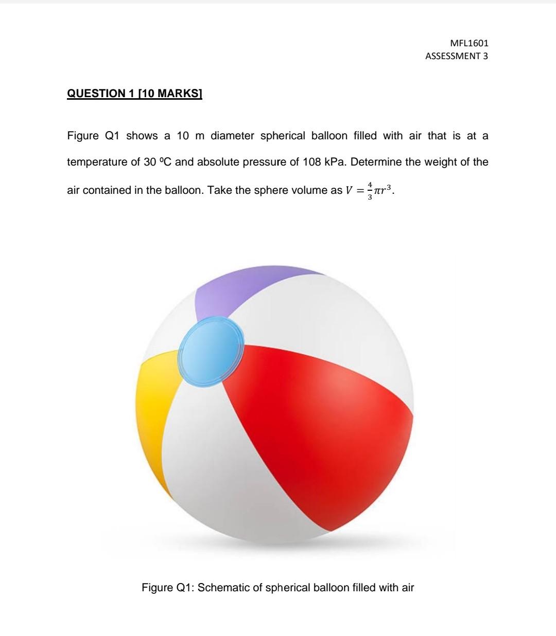 Solved MFL1601 ASSESSMENT 3 QUESTION 1 [10 MARKS] Figure Q1 | Chegg.com