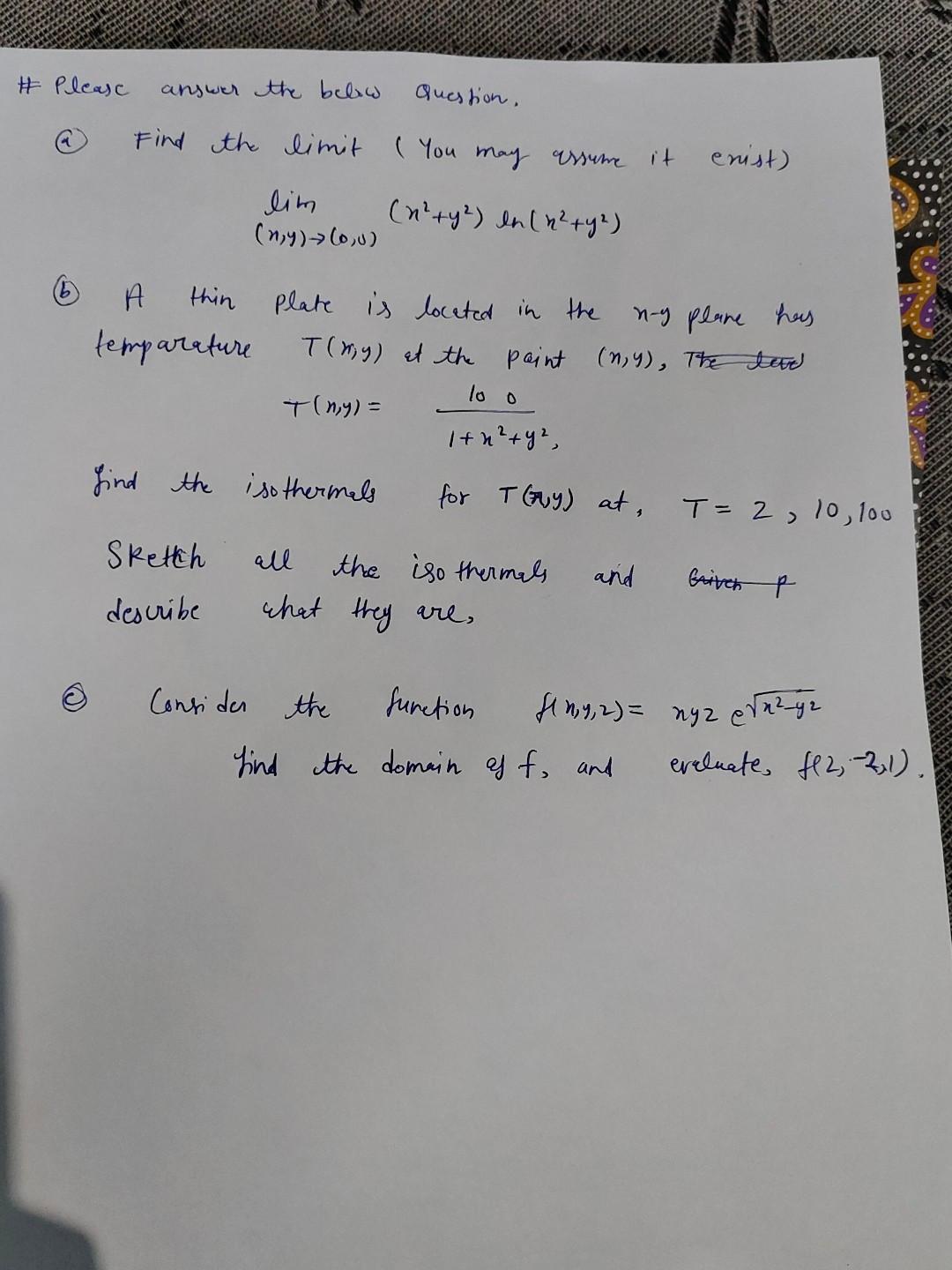 Solved solve all , i am posting this problem again , | Chegg.com