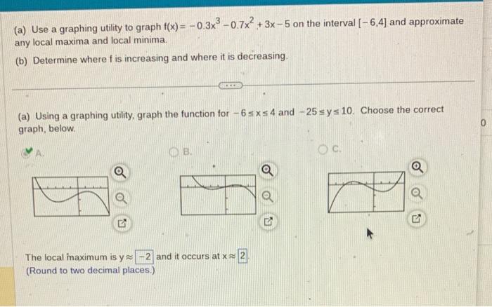 Solved (a) Use a graphing utility to graph | Chegg.com