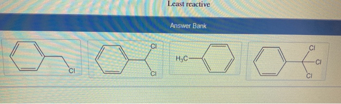 Solved Rank the monosubstituted benzene compounds in order | Chegg.com