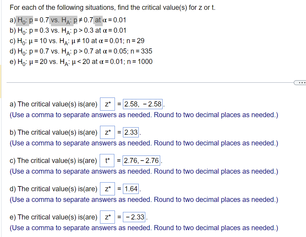 Solved For each of the following ﻿situations, find the | Chegg.com