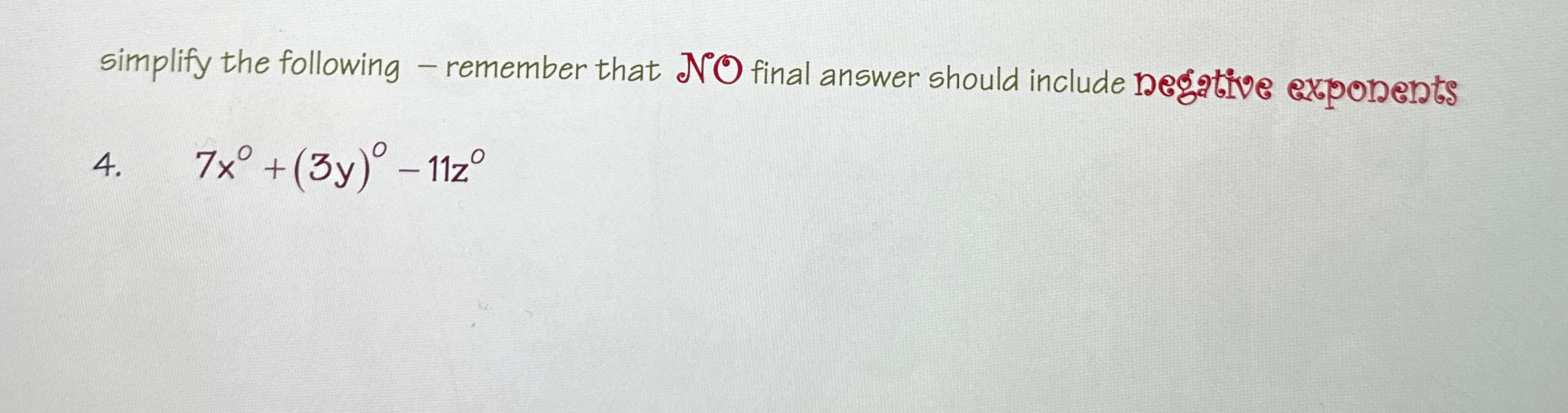 Solved simplify the following - ﻿remember that NO ﻿final | Chegg.com