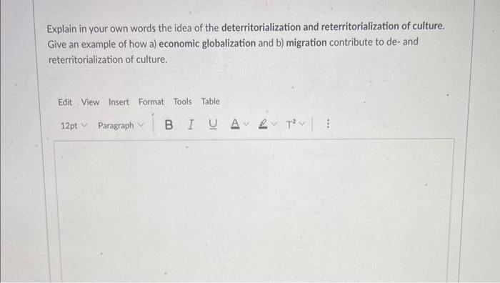 Solved Explain in your own words the idea of the | Chegg.com