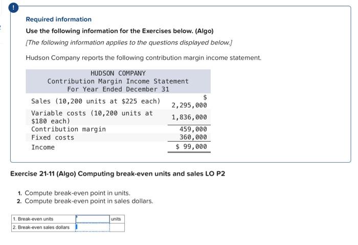 Solved Required information Use the following information | Chegg.com