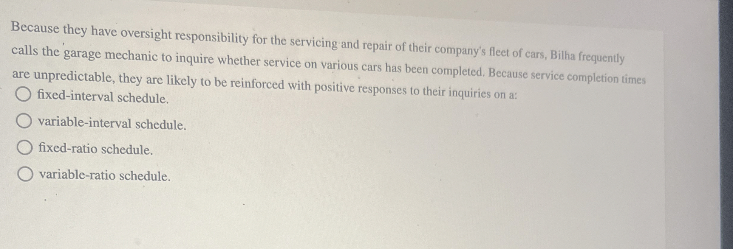 Solved Because they have oversight responsibility for the | Chegg.com