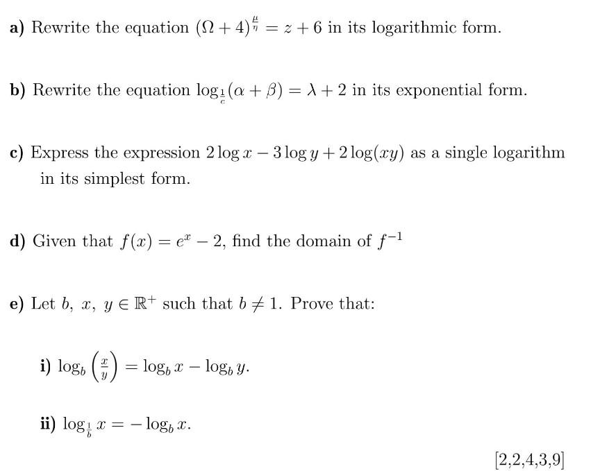 Solved a) Rewrite the equation (Ω+4)ημ=z+6 in its | Chegg.com