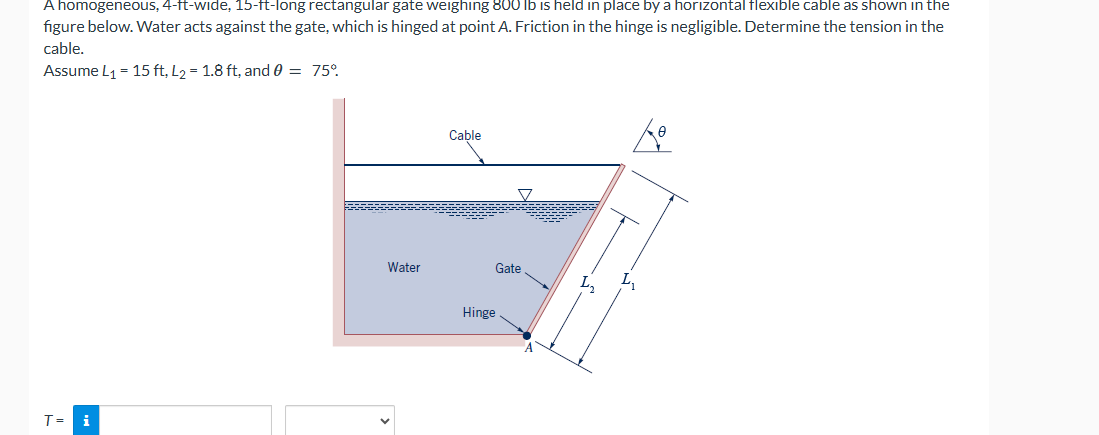 Solved A homogeneous, 4-ft-wide, 15 -ft-long rectangular | Chegg.com