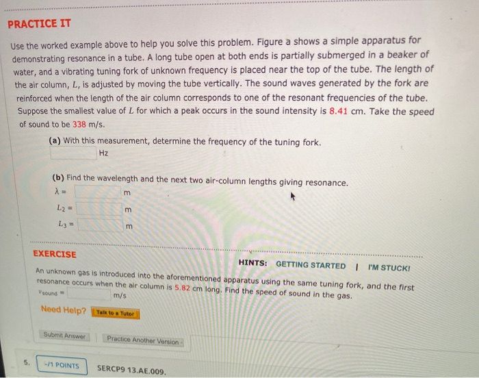 Solved PRACTICE IT Use the worked example above to help you | Chegg.com