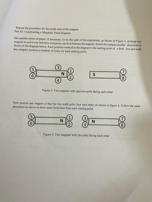 Solved EXPERIMENT 3: MAGNETICS FIELDS DUE To A BAR MAGNET 1. | Chegg.com