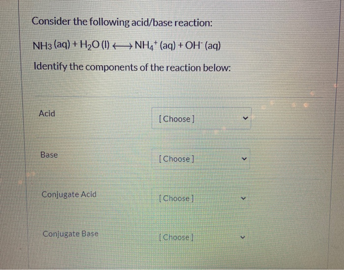 Solved Consider the following acid/base reaction: H2SO3 (aq) | Chegg.com