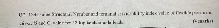Solved Q7. Determine Structural Number and terminal | Chegg.com