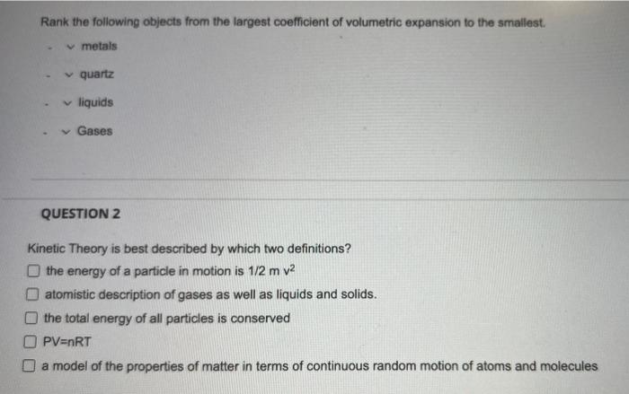 Solved Rank the following objects from the largest | Chegg.com
