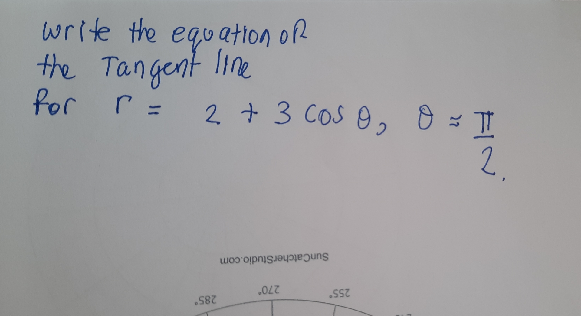 Solved write the equation or the Tangent linefor | Chegg.com