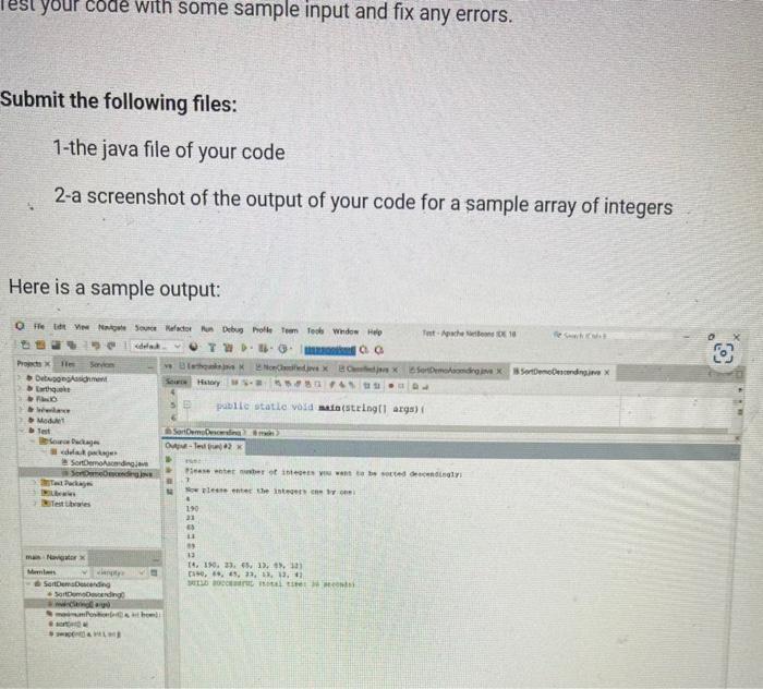 Solved sec01/ArrayUtil.java 1 import java.util. Random; 2 | Chegg.com Solved sec01/ArrayUtil.java 1 import java.util. Random; 2 | Chegg.com