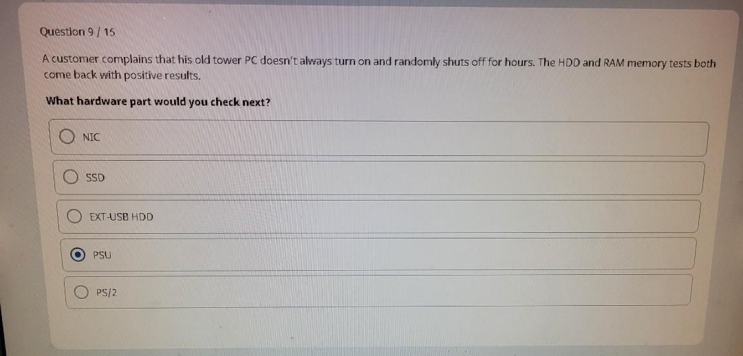 Solved Question 8 / 15 A workstation is out of compliance | Chegg.com