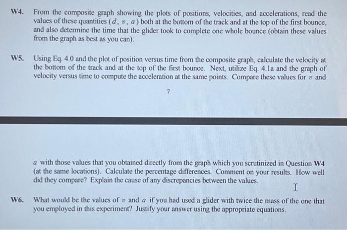 Solved Experiment IV - Acceleration Due to Gravity Name: | Chegg.com