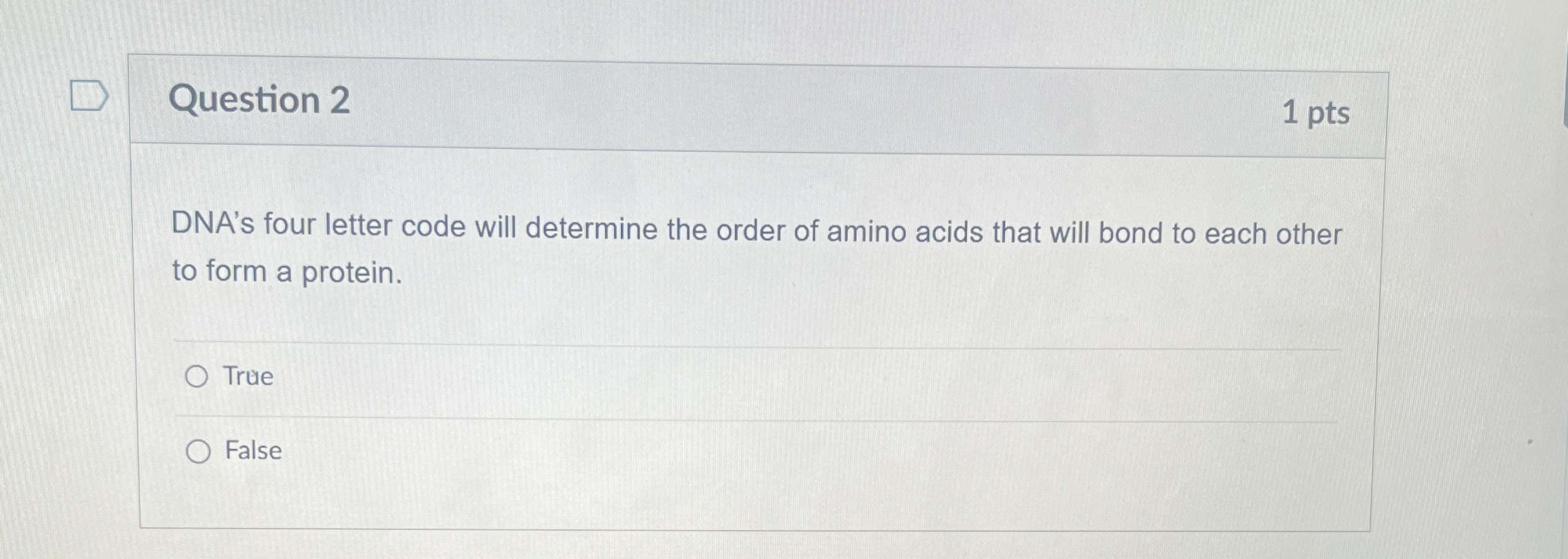 Solved Question 21 ptsDNA's four letter code will determine | Chegg.com Solved Question 21 ptsDNA's four letter code will determine | Chegg.com
