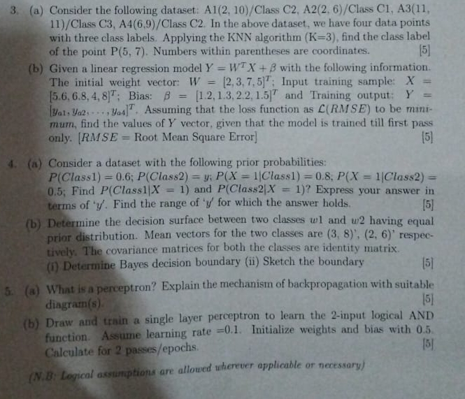 Solved (a) ﻿Consider the following dataset: A12,10? ﻿Class | Chegg.com