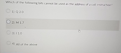 Solved Which of the following bits cannot be used as the | Chegg.com