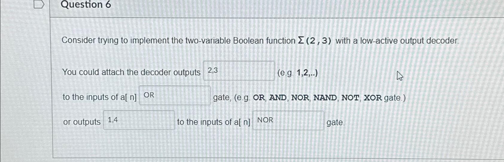 Solved Question 6consider Trying To Implement The