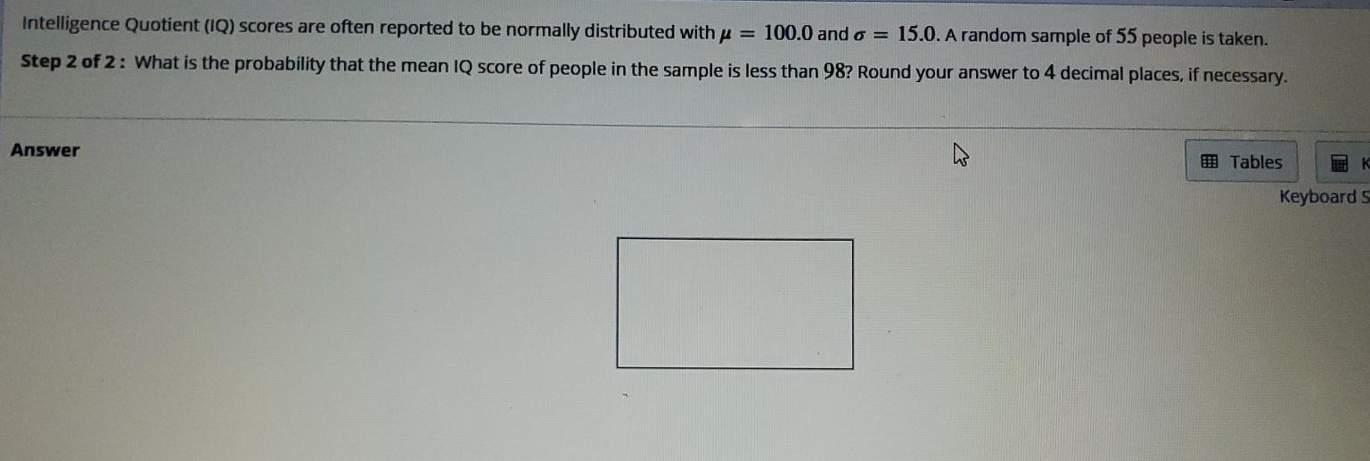 Solved Intelligence Quotient (IQ) scores are often reported | Chegg.com