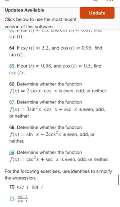 Solved 38. If sint=43, and t is in quadrant II, find | Chegg.com