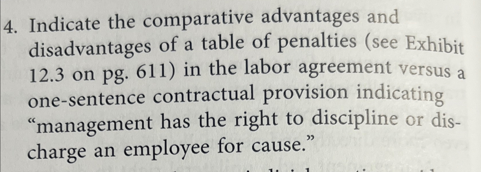 Solved Indicate the comparative advantages and disadvantages | Chegg.com