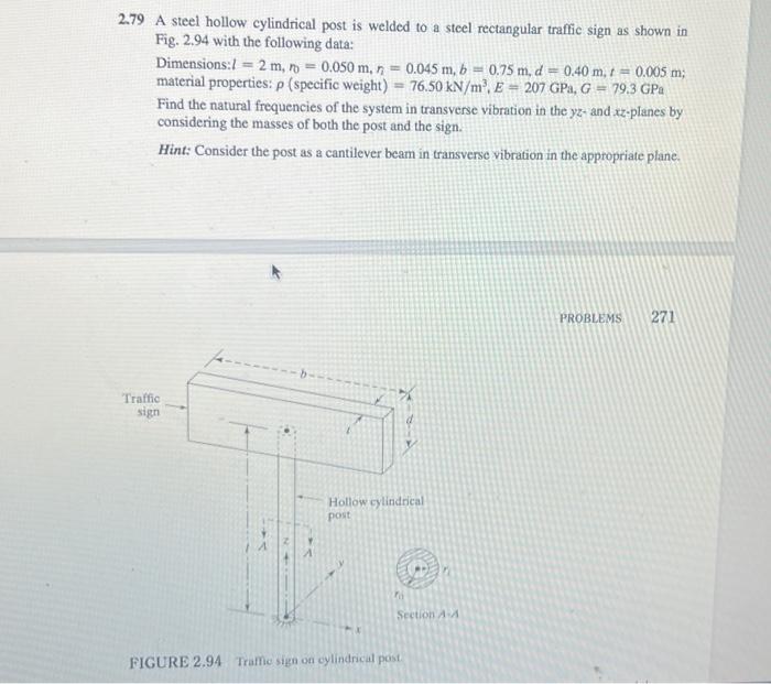 Solved 2.100 Solve Problem 2.99 by changing the material | Chegg.com