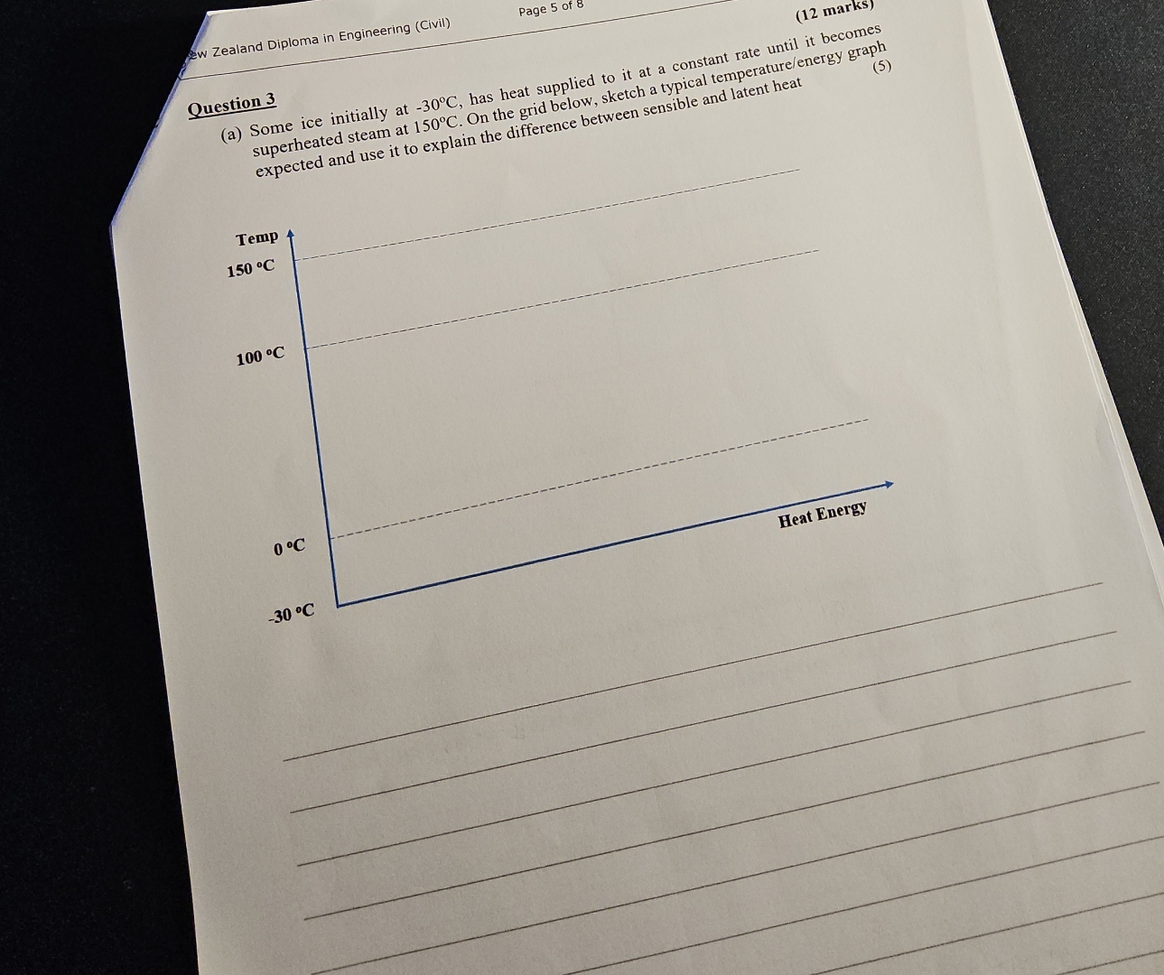 Solved Question 3superheated steam at 150°C. ﻿On heat | Chegg.com