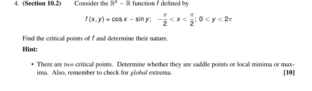 Section 10 2 consider The R2 R function F