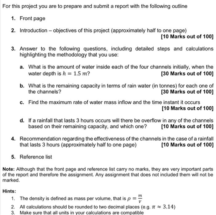 Solved Assignment Brief/ Coursework Content A flood defence | Chegg.com