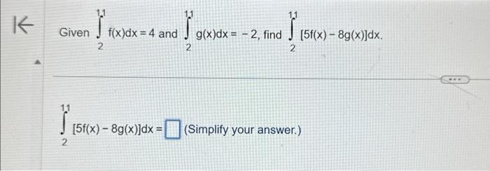 Solved Given ∫17f(x)dx=10.5 and ∫711f(x)dx=4, find | Chegg.com